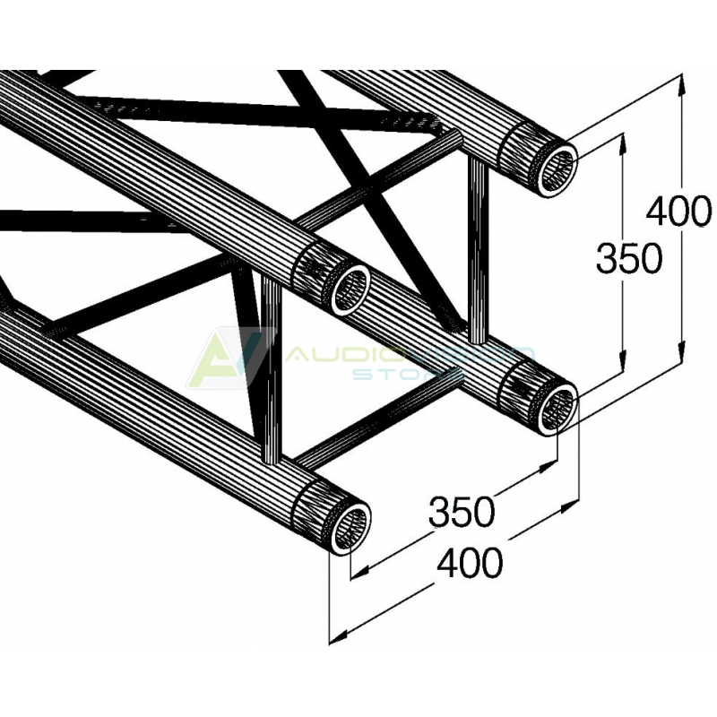 ALUTRUSS QUADLOCK GL400-1500 4-Way Cross Beam | AudioVision.ro