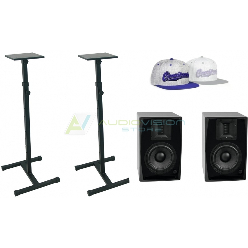 OMNITRONIC Set 2x ARM-6.5 studio monitor + 2x MO-1 stand | AudioVision.ro