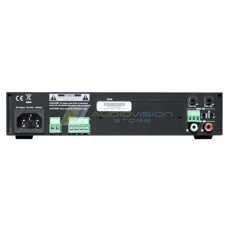 AUDAC COM104 - Amplificator adresare publica 40W @70/100V | AudioVision.ro