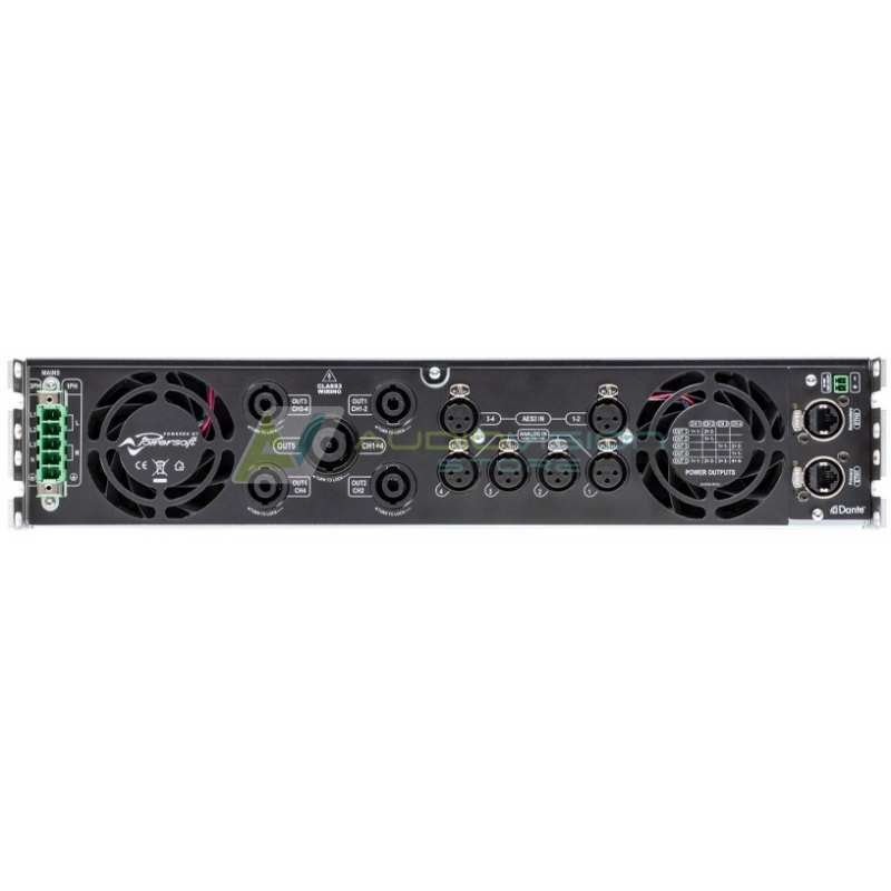 Powersoft X4L DSP+ETH - Amplificator Benchmark cu 4 canale c ...