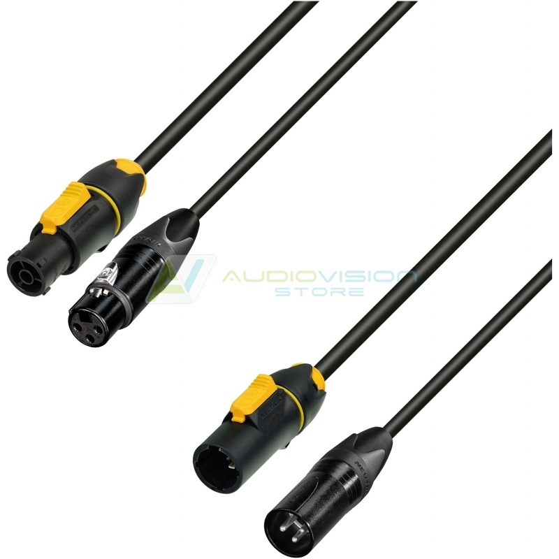 Adam Hall Cables 8101 PSDP 1000 N - DMX & mains cable PowerCon True In ...
