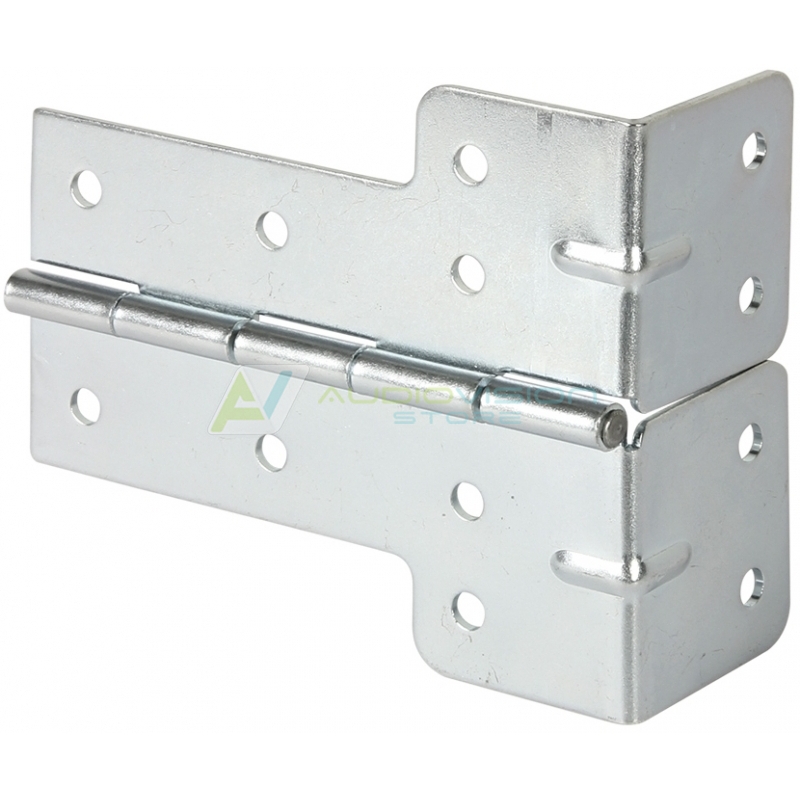 Adam Hall Hardware 2641 - L-shaped Hinge steel galvanised | AudioVision.ro