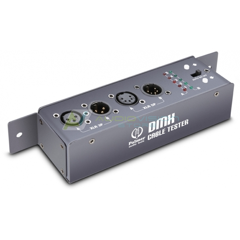 Palmer MCT DMX - 3-pin / 5-pin DMX and XLR Cable Tester | AudioVision.ro