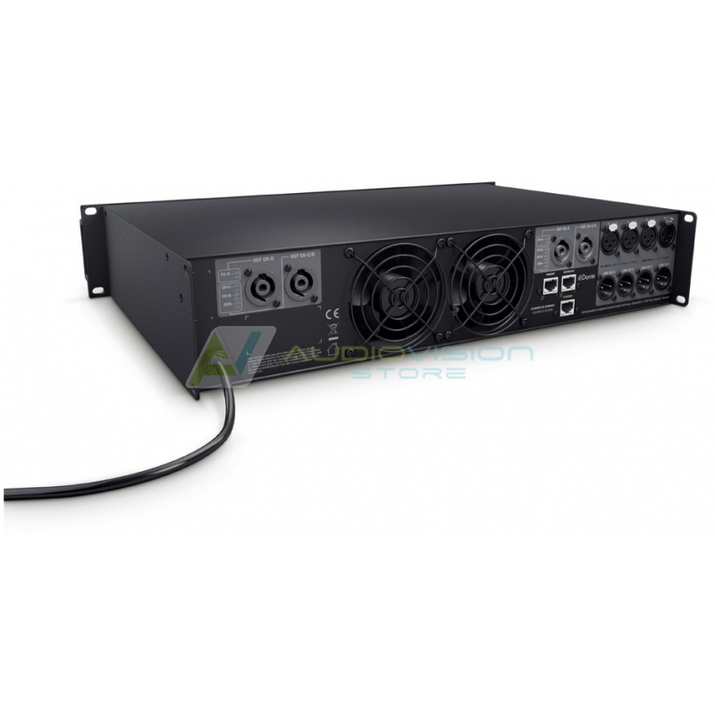LD Systems DSP 44 K - 4-Channel DSP Amplifier with Dante | AudioVision.ro