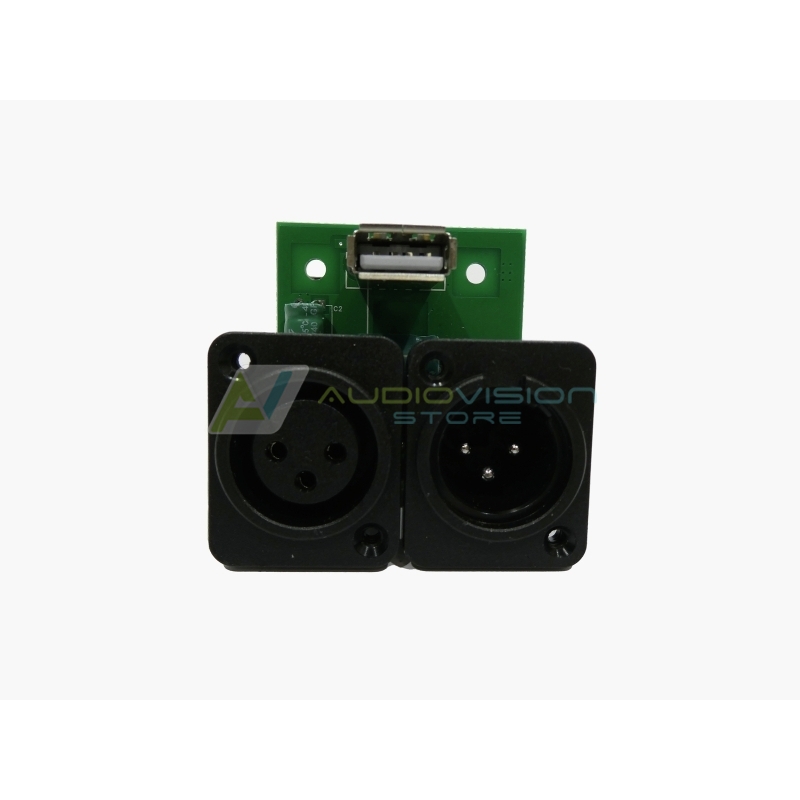 Pcb (DMX/USB) LED B-40 HCL MK2 (CRT_AS_DMX+USB+POWRE V2.2) | AudioVision.ro