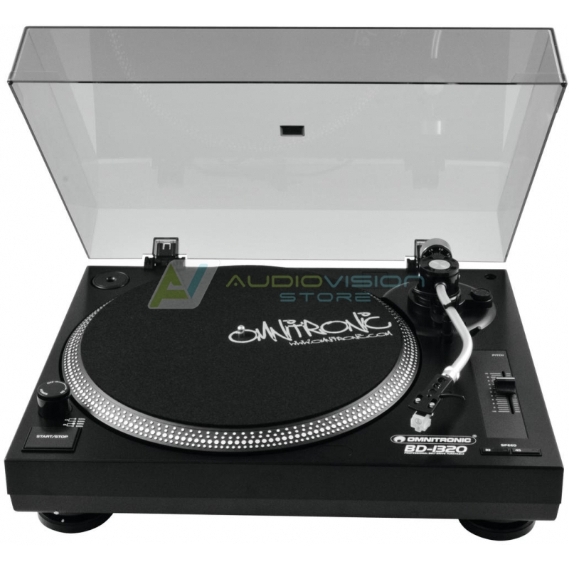 OMNITRONIC BD-1320 Turntable bk | AudioVision.ro